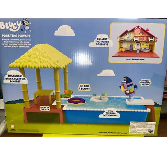 Bluey | Toys | Bluey Pool Time Playset | Poshmark